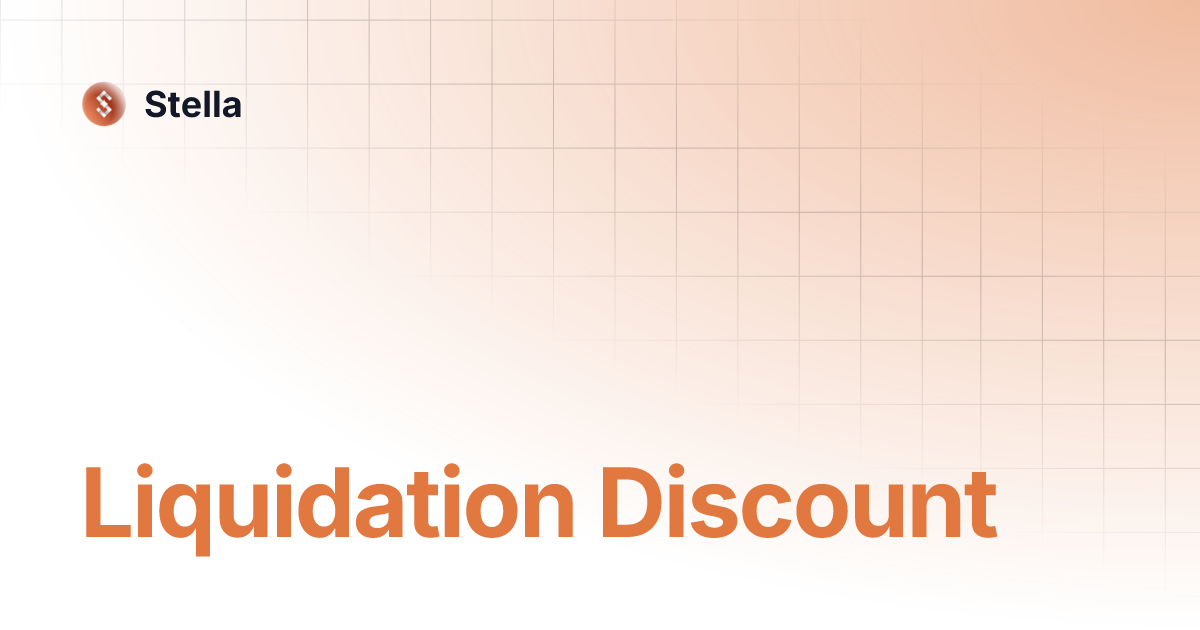 Liquidation Discount | Stella